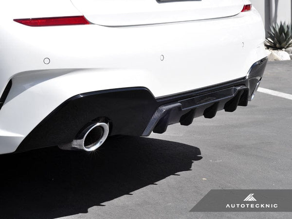 AutoTecknic Dry Carbon Extended-Fin Competition Rear Diffuser - G20 3 ...