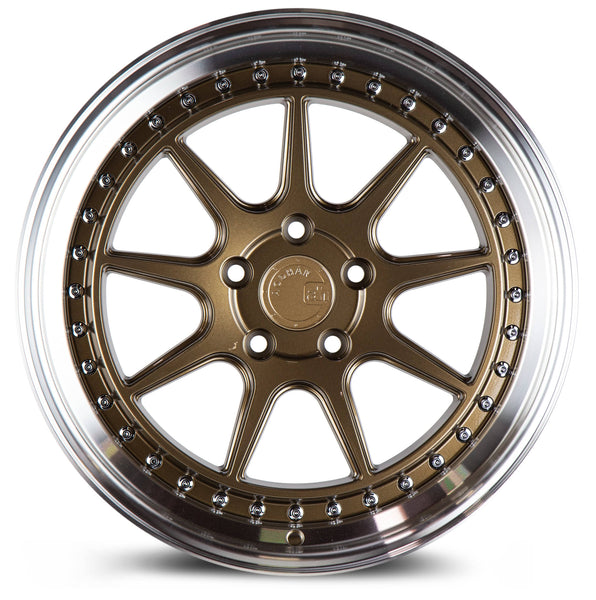 Aodhan DS-X 19" 5x114.3 Bronze w/Machined Lip | DSX1985511435BZ – UroTuning