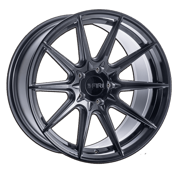 F1R F101 18" 5x114 Gloss Black | F10118855114GB38 – UroTuning