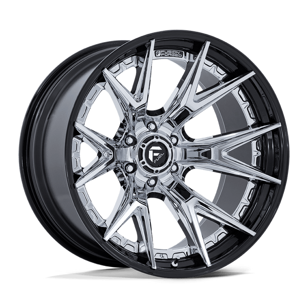 Fuel Wheels 22" 6x139.7 Chrome With Gloss Black Lip | FC402PB22106818N ...