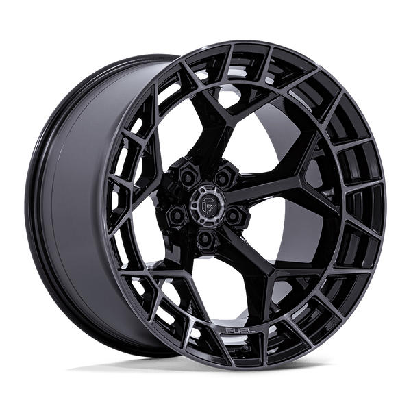 Fuel Wheels 20" 5x127 Gloss Black Brushed Face Dark Tint ...
