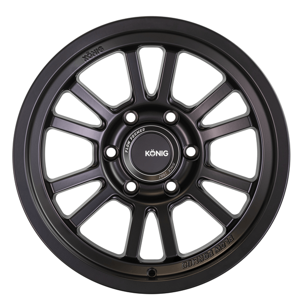 Konig HT1 17" 6x139.7 Matte Black | H1876139N65 – UroTuning
