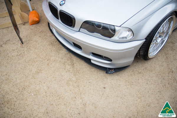 Flow Designs BMW E46 M-Tech Front Splitter | GLE46MSPTF – UroTuning