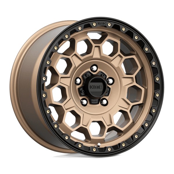 KMC Wheels 17" 5x127 Matte Bronze With Black Lip | KM54579050600 ...