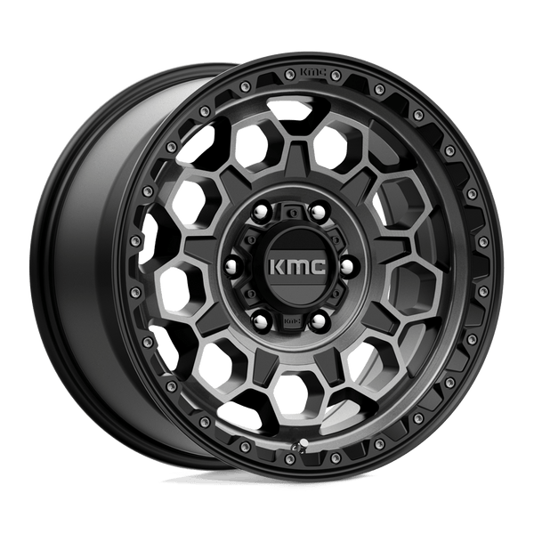 KMC Wheels 17" 6x139.7 Satin Black With Gray Tint | KM54578068420 ...