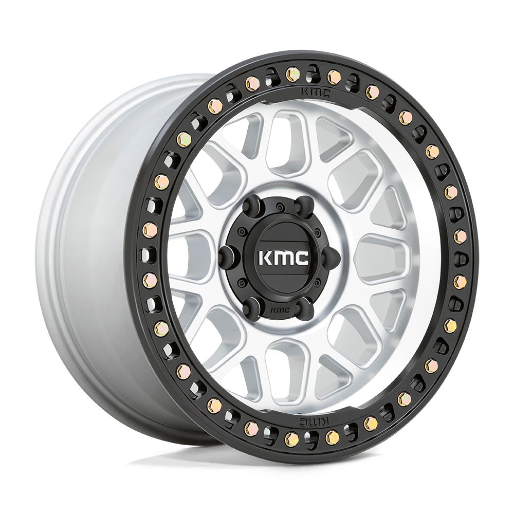 KMC Wheels 17" 8x180 Machined With Satin Black Lip | KM54978588500 – UroTuning