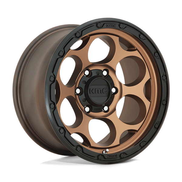 KMC Wheels 17" 5x127 Matte Bronze With Black Lip | KM54178550600 ...