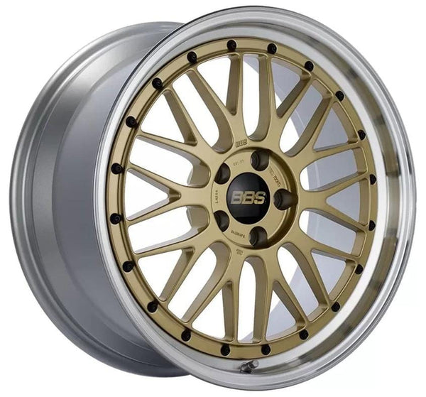 BBS LM 20" 5x130 Gold / Diamond Cut Lip w/ Black Barrel | LM471GPK-BKBD ...