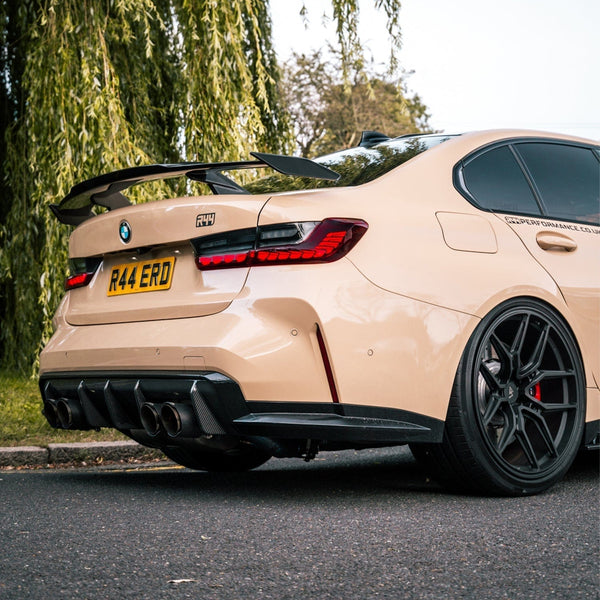 MHC+ BMW M2/M3/M4 Performance Style Rear Wing In Pre Preg Carbon Fibre ...