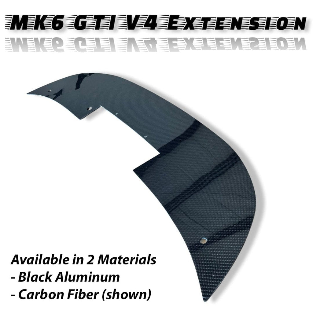 FS Performance Rear Spoiler Extension V4 - VW / Mk6 / Golf / GTI / R ...