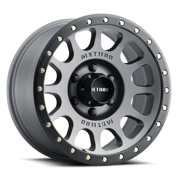 Method Race Wheels MR305 16" 6x139.7 Titanium w/ Matte Black Lip ...