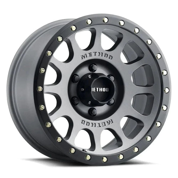 Method Race Wheels MR305 17" 6x135 Titanium w/ Matte Black Lip ...