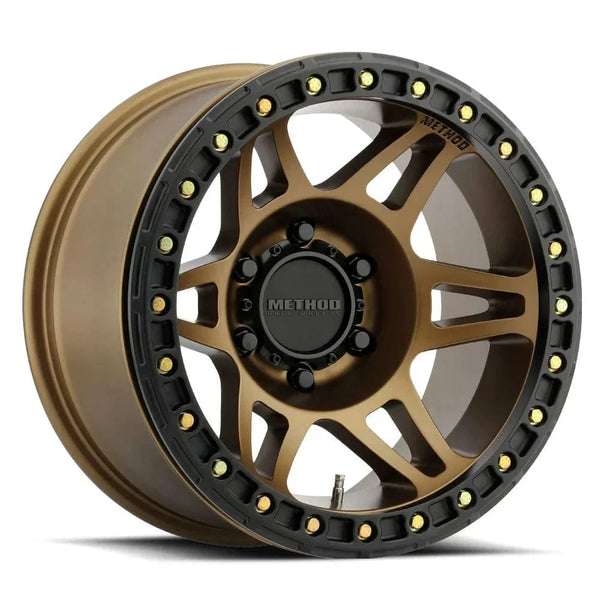 Method Race Wheels MR106 Beadlock 17" 6x139.7 Method Bronze w/ BH ...