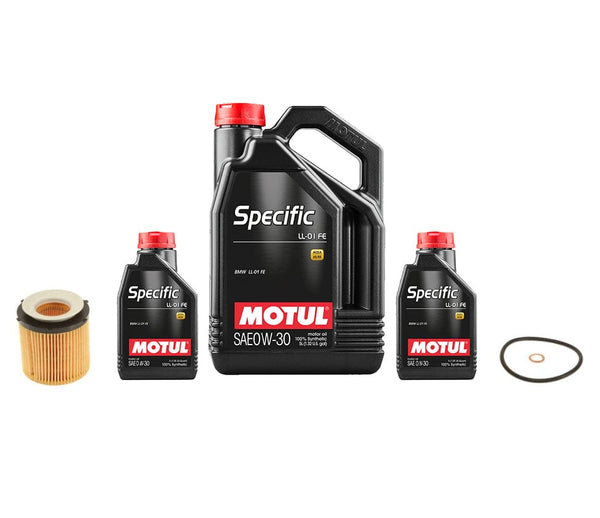 Oil Service Kit - Motul Specific Full Synthetic 0w-30 LL-01 FE - For ...
