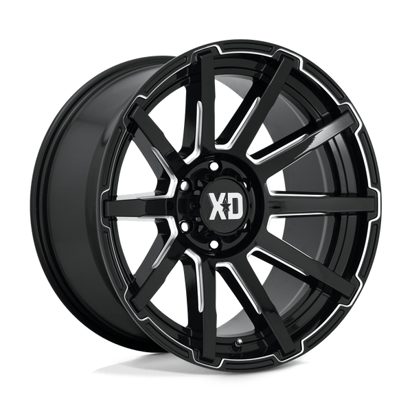 XD Wheels 18" 5x150 Gloss Black Milled | XD84789058300 – UroTuning