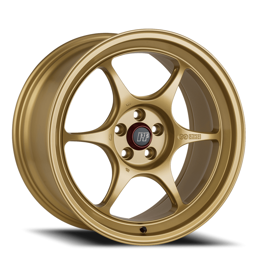 Enkei Wheels PF06 16" 4x100 Gold | 545-680-4930GG – UroTuning