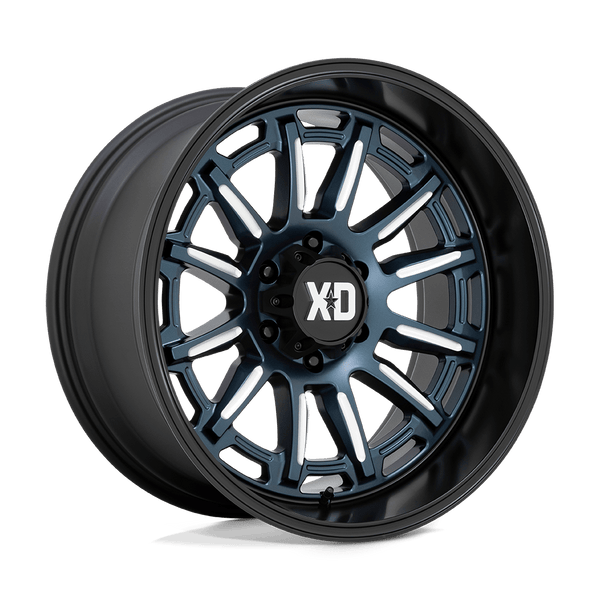 XD Wheels 20" 5x150 Metallic Blue Milled With Black Lip ...