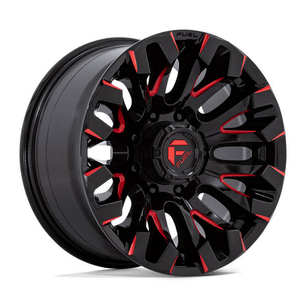 Fuel Wheels 18" 8x180 Gloss Black Milled Red Tint | D82918901850 ...