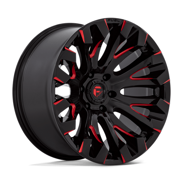 Fuel Wheels 18" 5x114.3 Gloss Black Milled Red Tint | D82918906550 ...