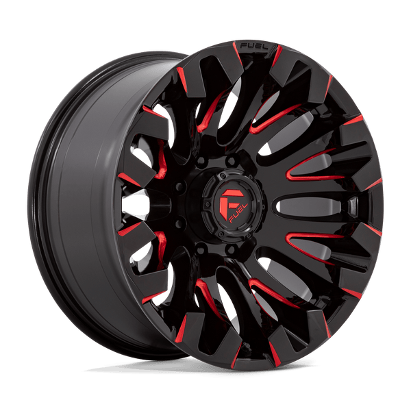 Fuel Wheels 20" 8x165.1 Gloss Black Milled Red Tint | D82920008247 ...