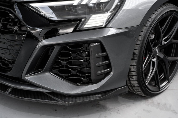 Urban Automotive Carbon Fiber Front Bumper Intake Trims - Audi / 8Y ...