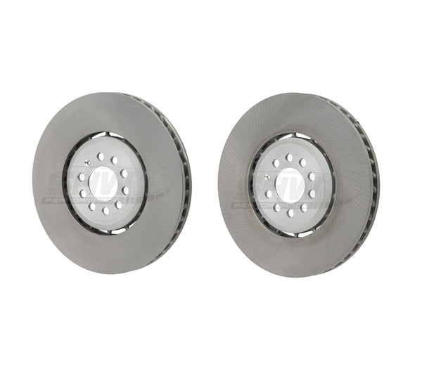 SHW Performance Front Smooth Lightweight Brake Rotor Kit (400x38)- Audi ...