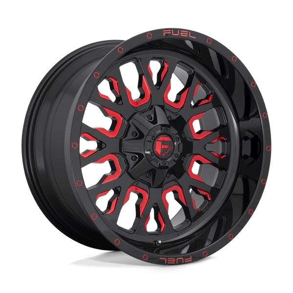 Fuel Wheels 24" 6x135/6x139.7 Gloss Black Red Tinted Clear ...