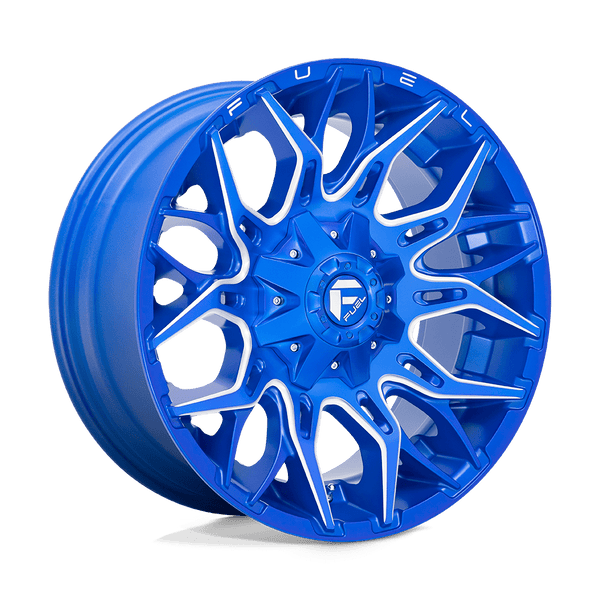 Fuel Wheels 22" 8x180 Anodized Blue Milled | D77022201847 – UroTuning