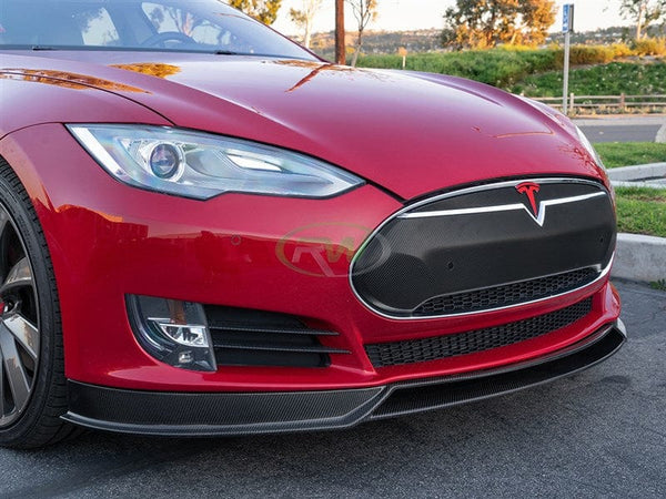 RW Carbon Tesla Model S Carbon Fiber Front Lip Spoiler | Tesla02 ...
