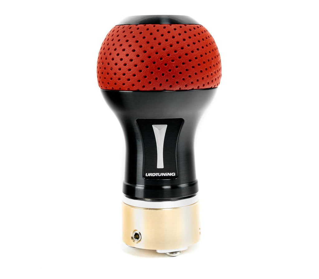 UroTuning Perforated Red Leather Shift Knob V2
