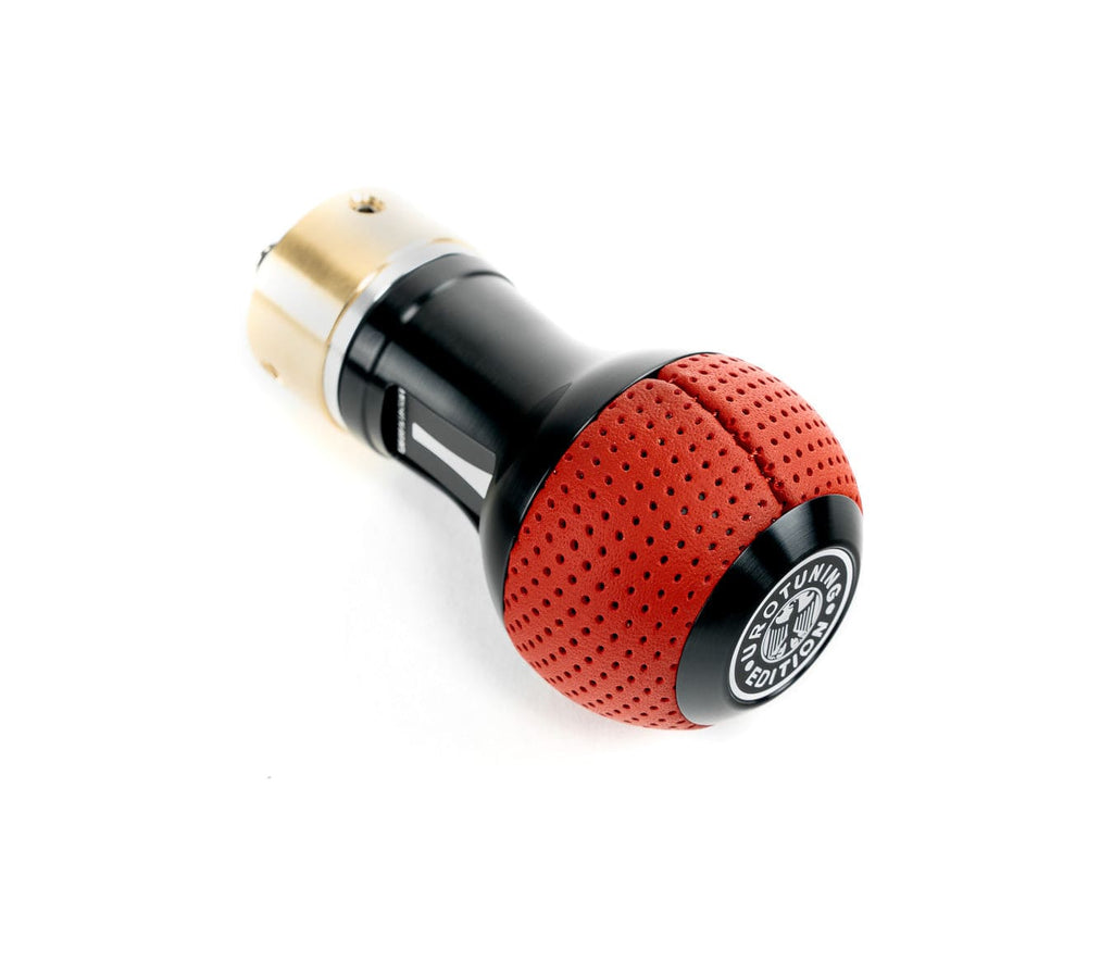 UroTuning Perforated Red Leather Shift Knob V2