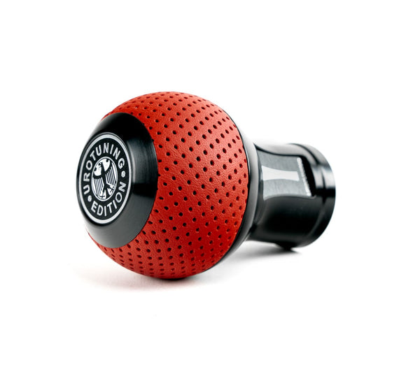 UroTuning Perforated Red Leather Shift Knob V2