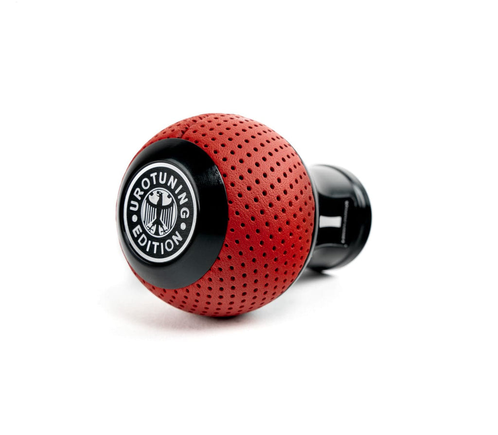UroTuning Perforated Red Leather Shift Knob V2