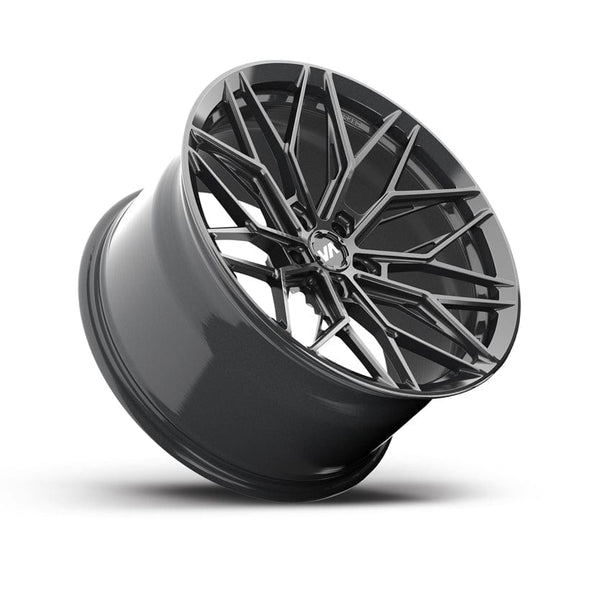 Variant Wheels Maxim 20" Custom Drill Gloss Gunmetal | VA-EVO-2009 ...
