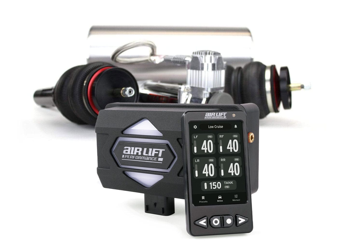 Air Lift Kit w/ Performance ALP4 Digital Controls | R55 | R56 | R57 ...
