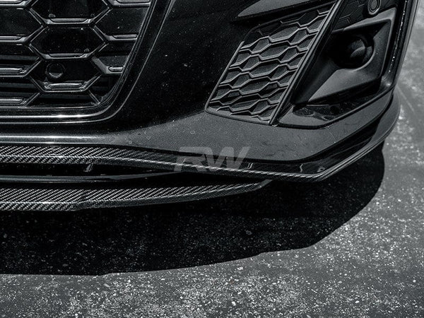 RW Carbon Audi A5 S-Line S5 Carbon Fiber Front Lip Spoiler | audib9a503 ...