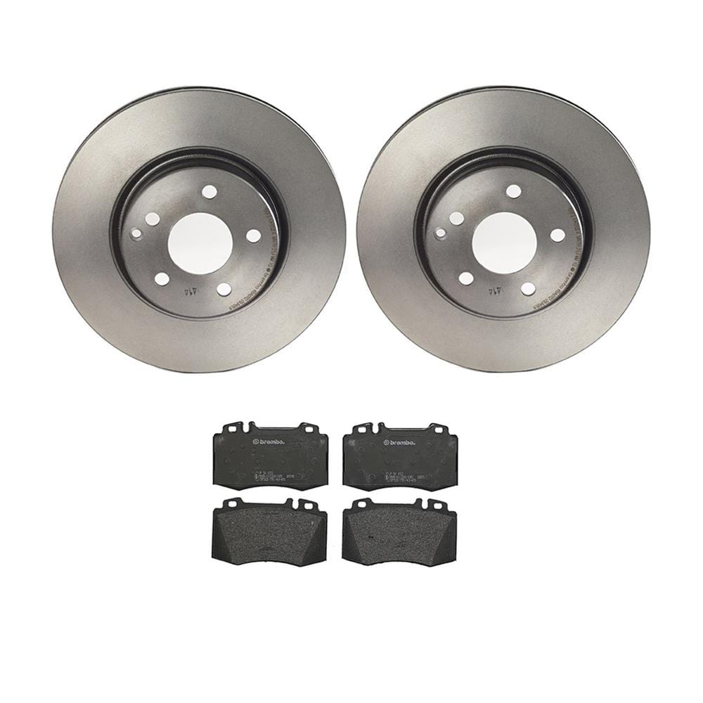 Brembo OE Front Brake Kit (Prem LowMet Pads/Prem UV Coat Rotors) - 02 ...