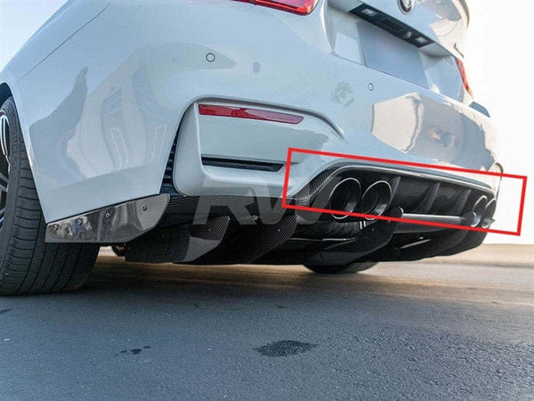 RW Carbon BMW F8X M3 M4 Varis Style CF Rear Diffuser | bmwf8x054 ...