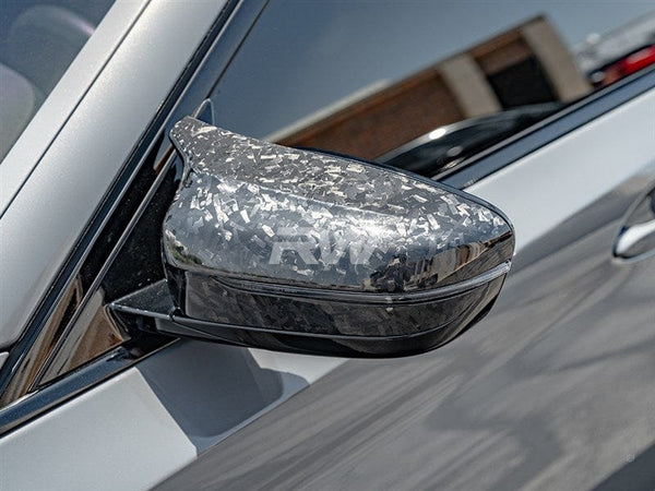 RW Carbon BMW G20 G30 G14 G15 G16 M Style Forged Carbon Mirror Caps ...