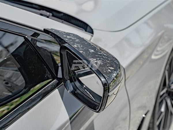 RW Carbon BMW G20 G30 G14 G15 G16 M Style Forged Carbon Mirror Caps ...
