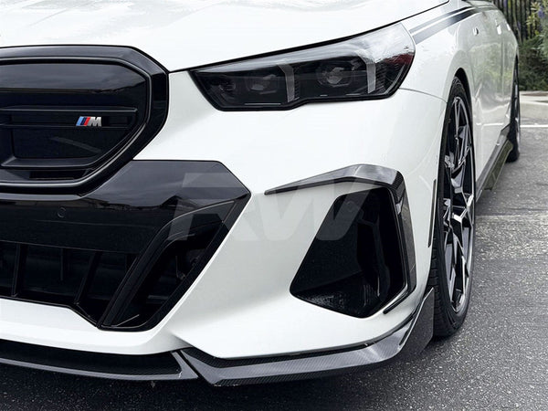RW Carbon BMW G60 5-Series Carbon Fiber Front Side Vent Trims ...