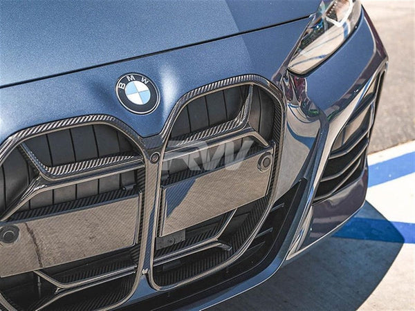 RW Carbon BMW i4 Carbon Fiber CSL Style Grille | bmwi4004-1 – UroTuning