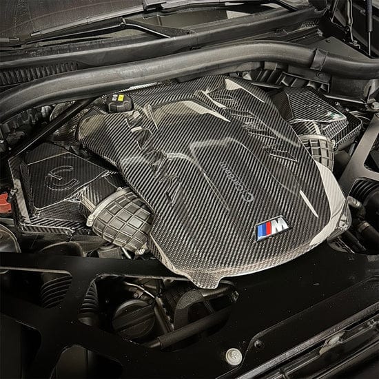 CarBahn Carbon Fiber Cold Air Intake Kit | BMW X5M/X6M | CBF9X-5101 ...
