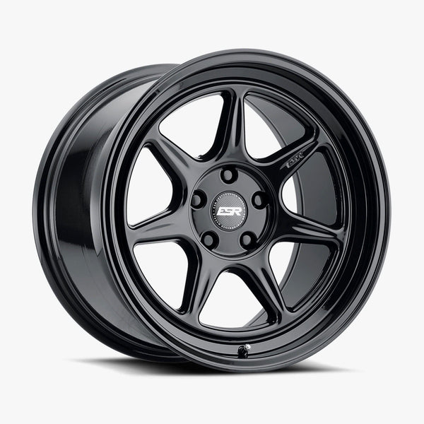 ESR Wheels CR7 18" 5x114.3 Gloss Black w/ Gloss Black – UroTuning
