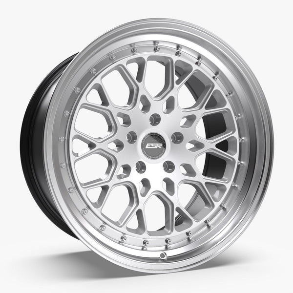 ESR Wheels CS3 19" 5x114.3 Hyper Silver w/ Machined Lip – UroTuning