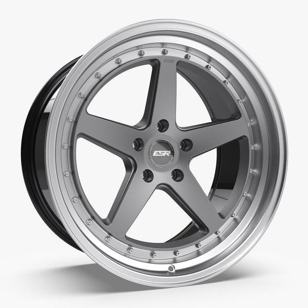 ESR Wheels CS5 19" 5x114.3 Matte Graphite w/ Machined Lip (NLA) – UroTuning