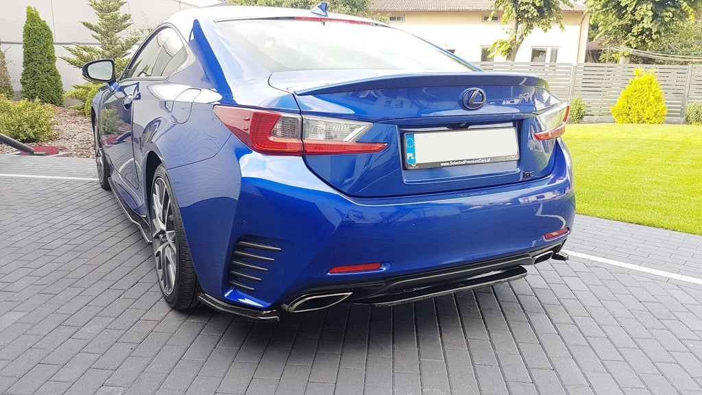 Maxton Design Central Rear Splitter (Without Vertical Bars) - Lexus RC ...