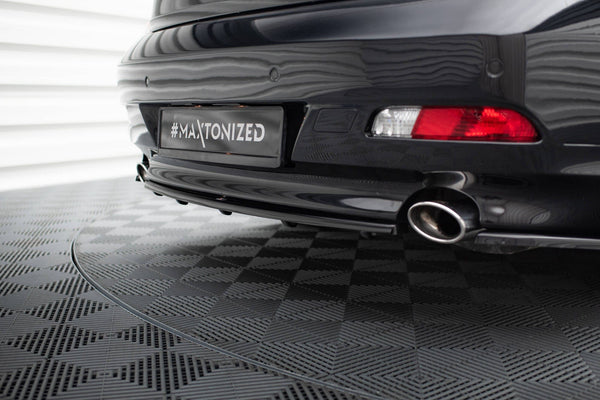 Maxton Design Central Rear Splitter (With Vertical Bars) BMW 6-Series ...