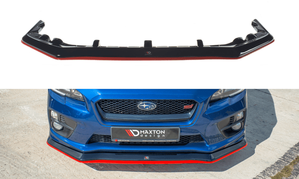 Maxton Design Front Splitter V.3 - Subaru WRX STI | SUIM4WRXSTI-FD1G ...
