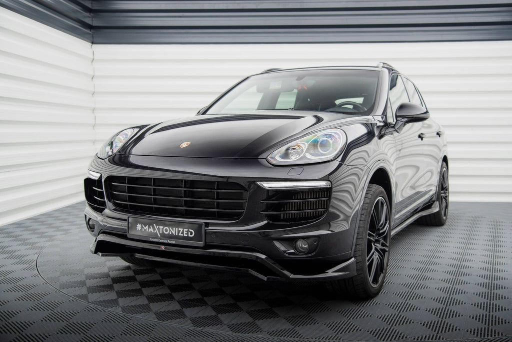 Maxton Design Front Splitter - Porsche Cayenne Mk2 Facelift | PO-CAY-2F ...